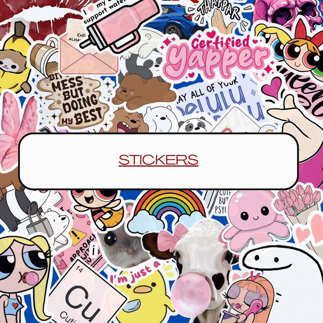 Aesthetic & Custom Stickers in Pakistan | Buy Waterproof Vinyl Stickers ...